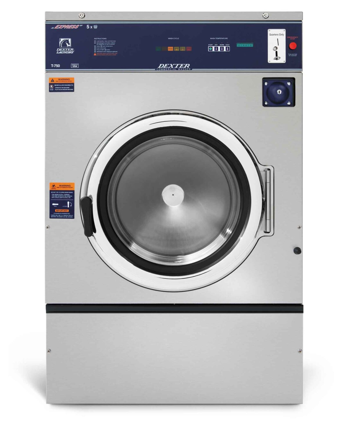 LAVADORA INDUSTRIAL T-650 EXPRESS - Dexter Laundry México